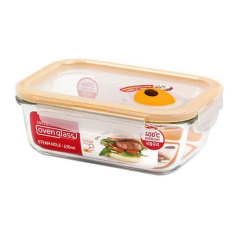 Lock n Lock oven Glass 630ml oven Glass container | Shopee Singapore