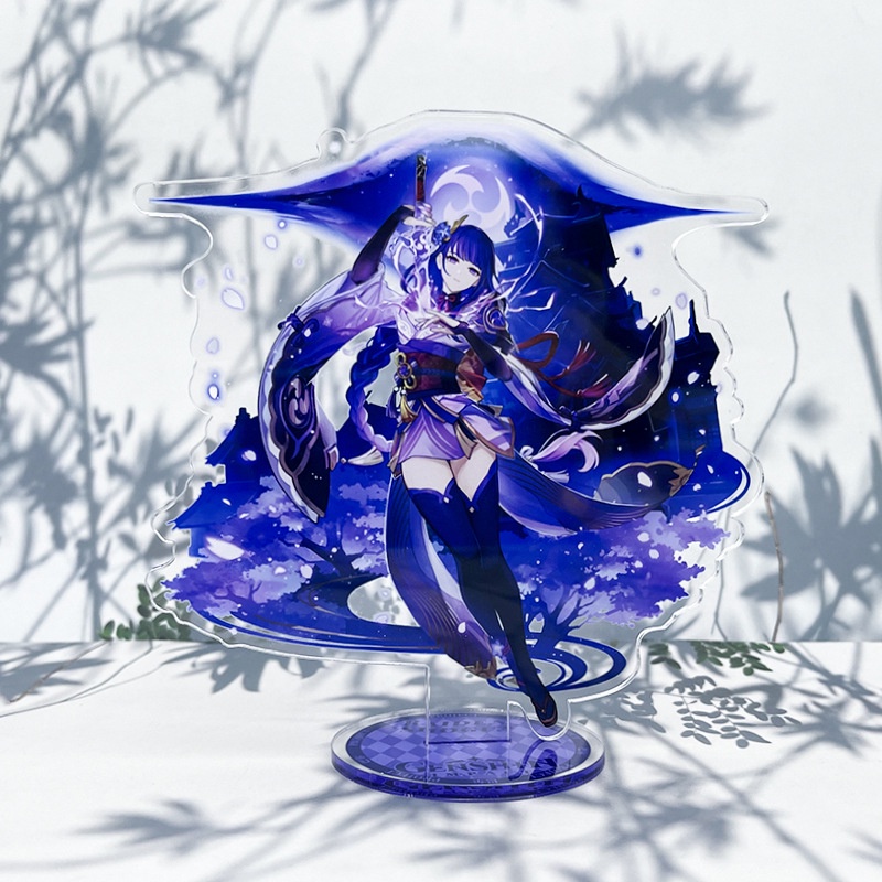 Standee Character Raiden Shogun In game Genshin Impact | Shopee Singapore