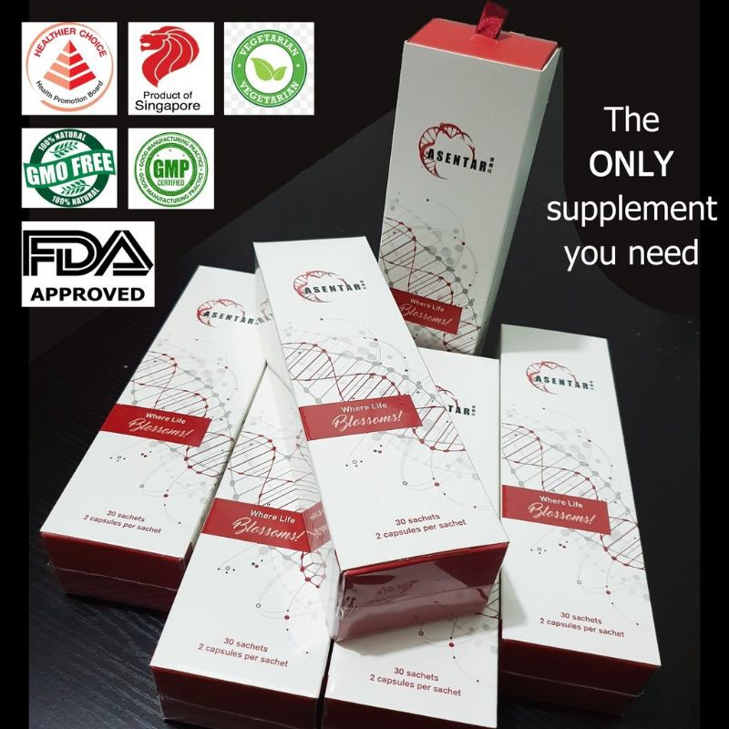 ASENTAR💝💝💝 MADE IN SINGAPORE👉👉👉REPAIR & PROTECT BODY CELLS👈👈👈 | Shopee ...