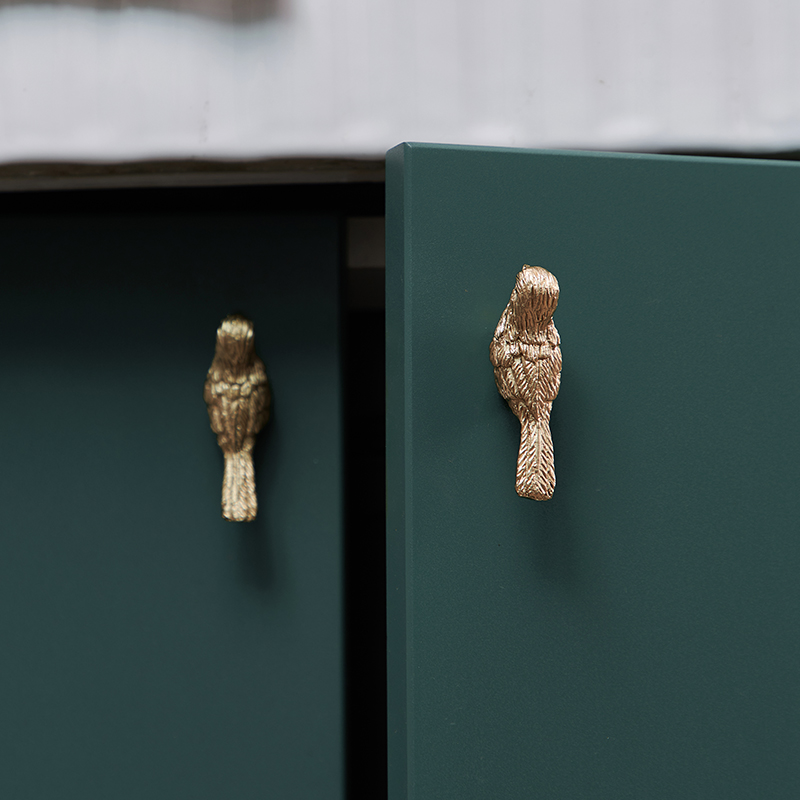 Brass American vintage bird handle drawer cabinet Cabinet cabinet door ...