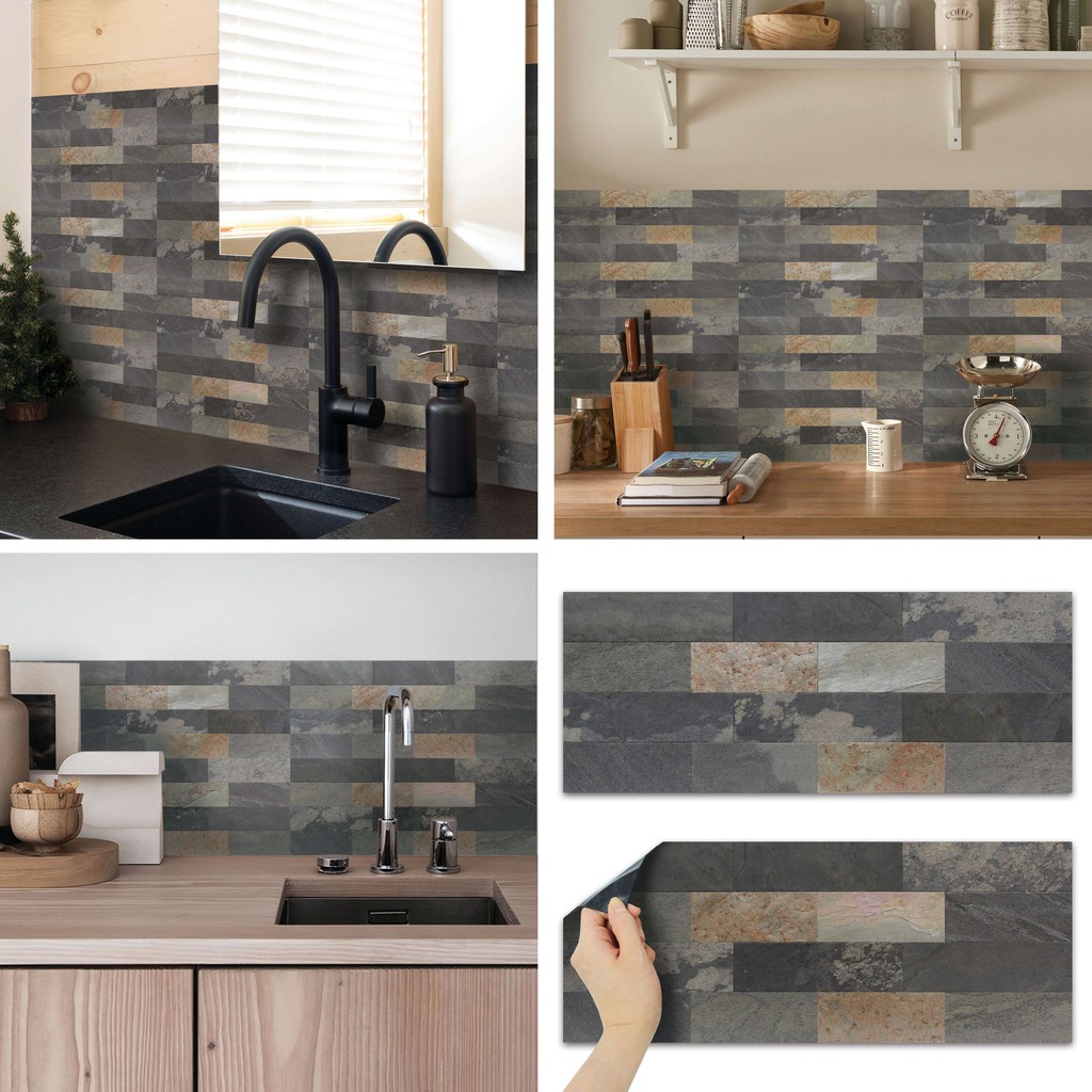 Real Stone Tile Sticker Peel Stick and Enjoy Made of 100% Natural Stone ...