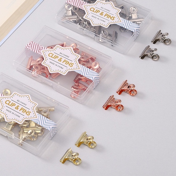 Clip LDM "Rose Gold Round Head Clip Box" series about 12 pieces/1 box ...