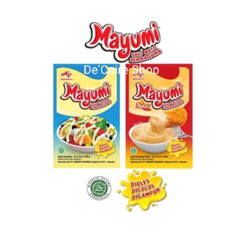 Mayumi Mayonnaise Sachet Original / Spicy 100 gr & maestro mayonnaise ...