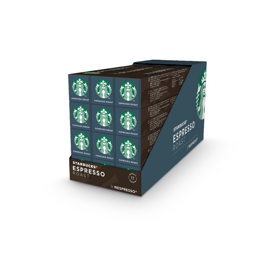 STARBUCKS® Espresso Roast by NESPRESSO® coffee capsules CARTON [12 ...