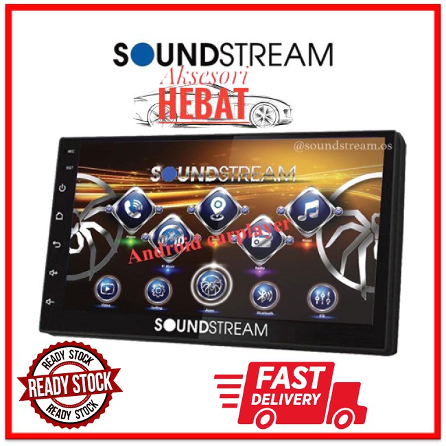 Soundstream Touch Screen High Definition 9.0 Android Car Player Build ...