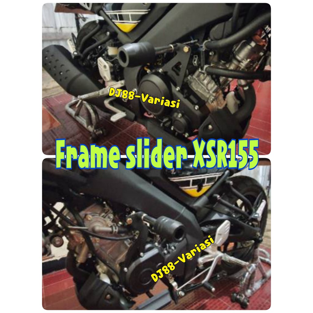 Frame slider xsr 155 motorbike body crash protector xsr155 crashbar ...