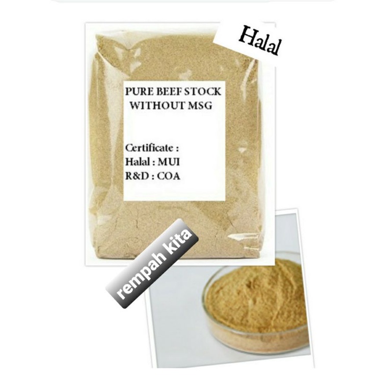 Powdered Beef Broth/Pure Beef Extract/Halal | Shopee Singapore