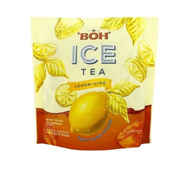 BOH Ice Tea Lemon 20 x 14.5g | Shopee Singapore