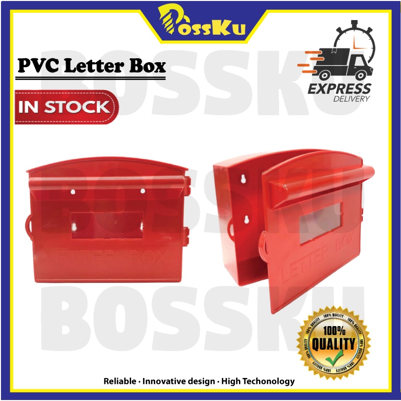 PVC Letter Box (RED) | Shopee Singapore