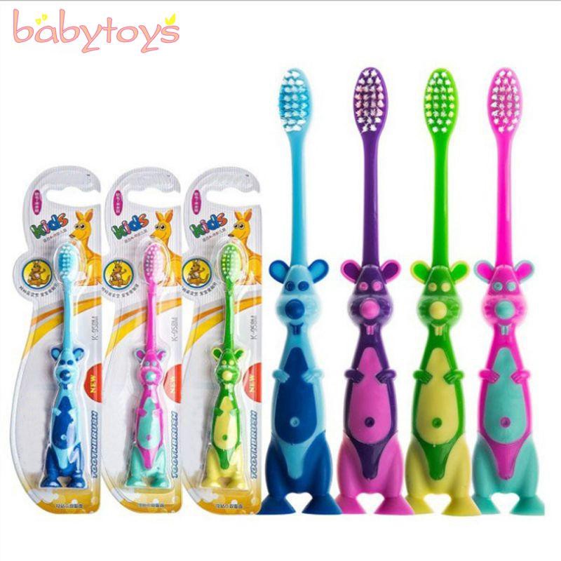 Kid Soft Bristle Children Toothbrush Oral Hygiene Mouth Clean Teether ...