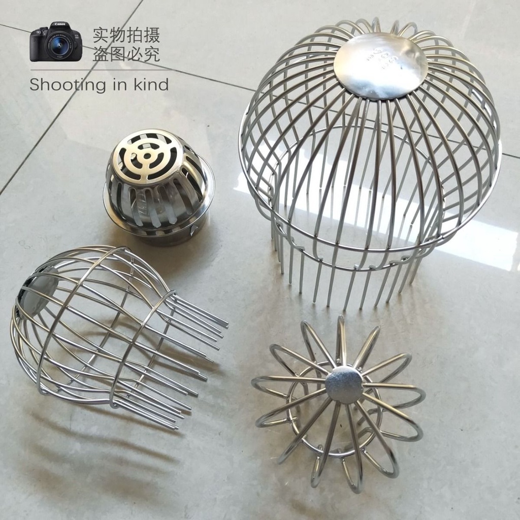 304 Stainless Steel 110 Roof Floor Drain Filter Net Sewer 75Drain Pipe ...