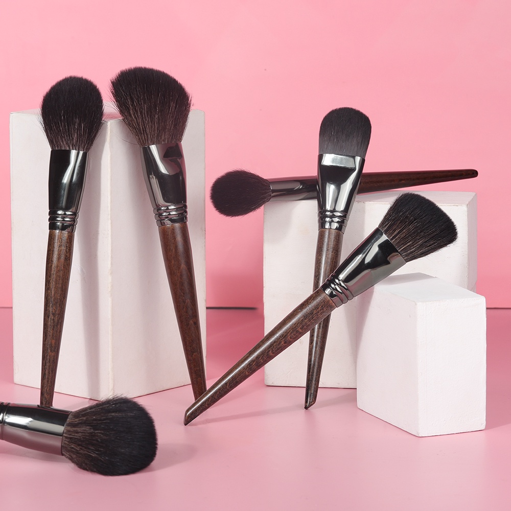OVW 7 Pcs. Big Face Powder Brush Contour Blush Highlight Powder ...