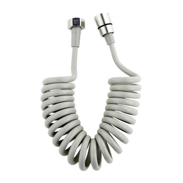 Retractable spring hose 1.5M 2M 3M water inlet hose black/grey | Shopee ...
