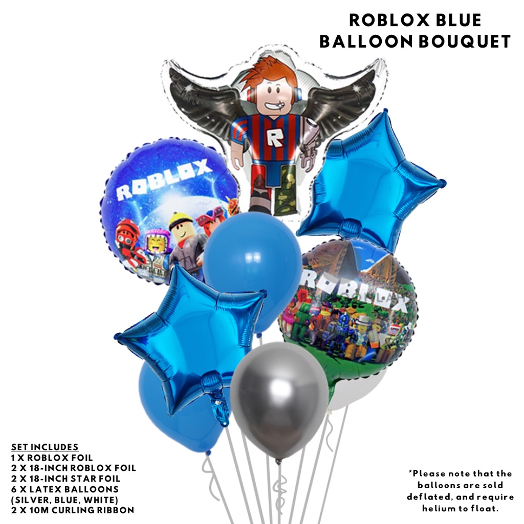 ROBLOX Cartoon Themed Birthday Balloon Bouquet Set [READY STOCK IN SG ...