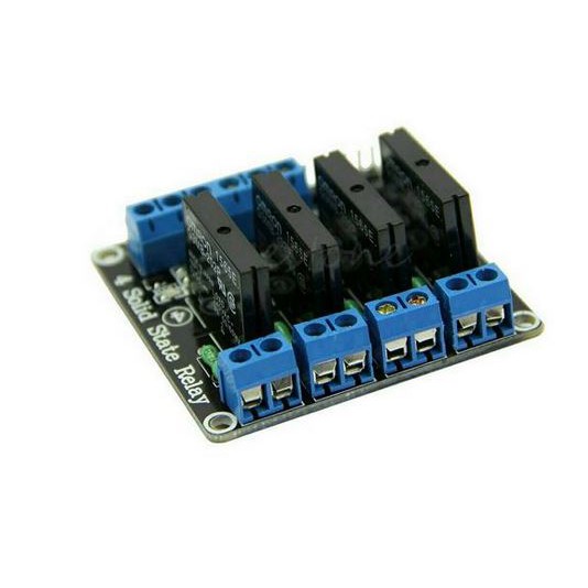 Solid State Relay-SSR Module 4 Channel 5V DC High Level for Arduino ...