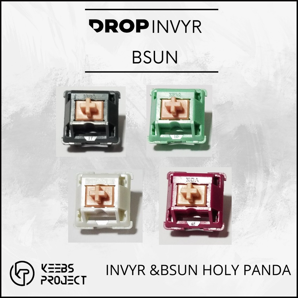 Ultimate Holy Panda - Drop Invyr & BSUN Holy Panda Tactile switches for ...