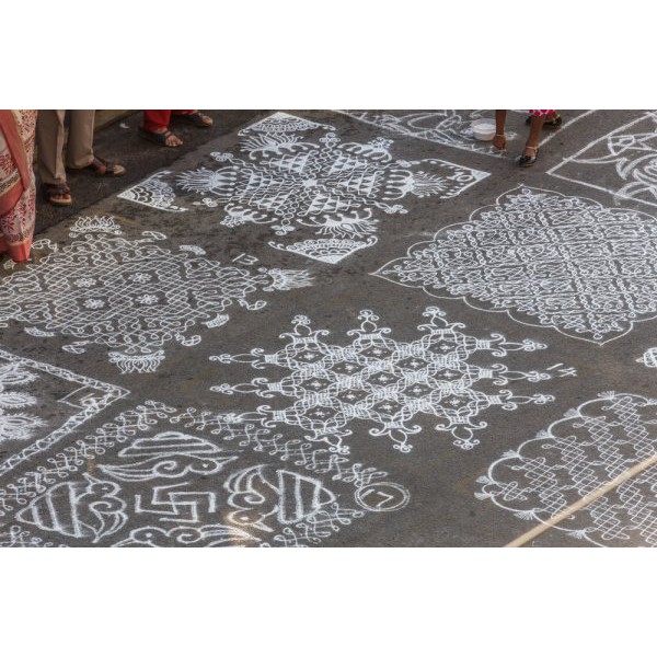 Aarisi Kolam White Rice Powder 500g/1KG ( White Rice Only) Blended Rice ...