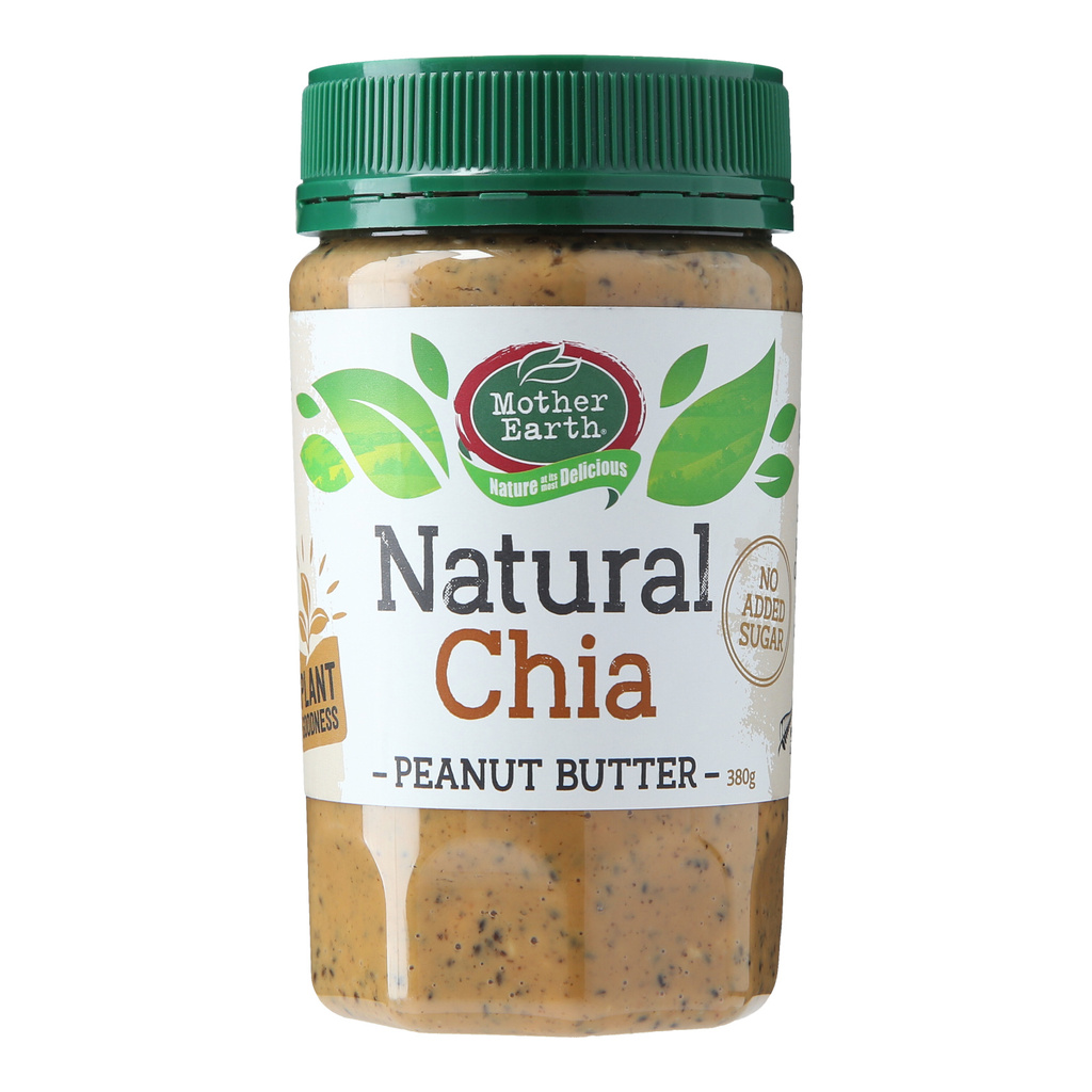 Mother Earth Peanut Butter Chia Seed , 380G | Shopee Singapore