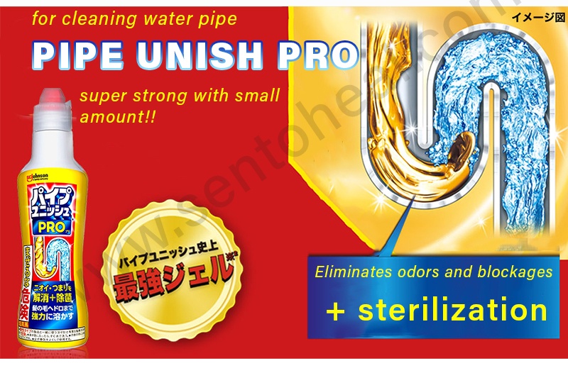 SC Johnson Unish PRO Pipe Cleaner 400g - Sticky hair removal/ Slime ...