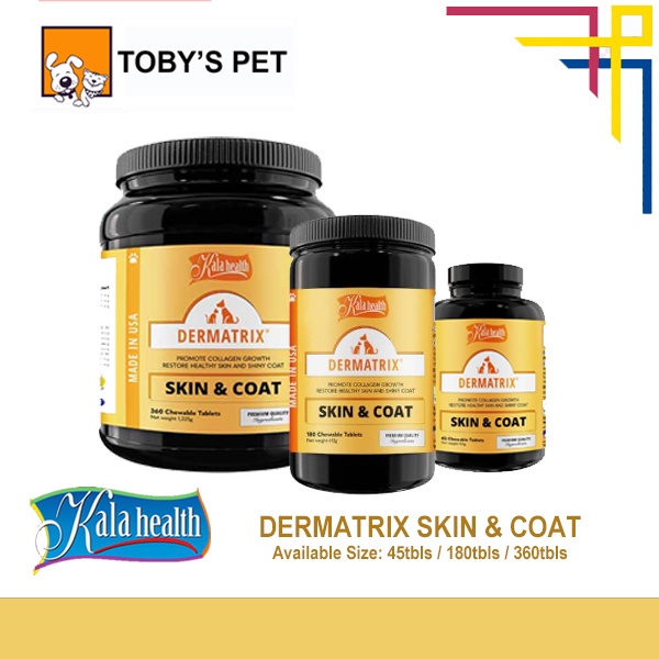 Kala Health Dermatrix Skin & Coat (Available size: 45tbls / 180tbls ...
