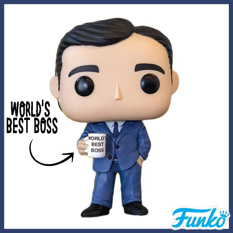 💫 SG 🇸🇬 STOCK 🤵‍♂ FUNKO WORLD'S BEST BOSS AWARD THE OFFICE FATHER'S DAY ...