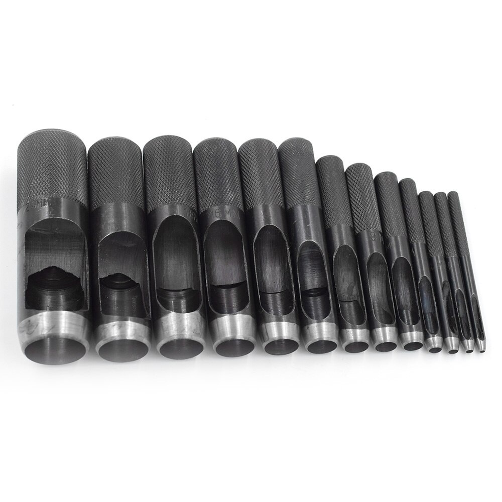 Metal High-Carbon Steel Round Hole piercing Eyelets tool. DIY Handmade ...