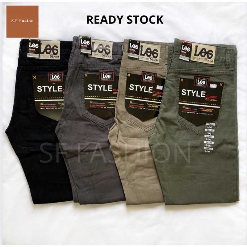 SLACK JEANS MEN STRAIGHT CUT SELUAR PANJANG LELAKI | SELUAR JEANS ...