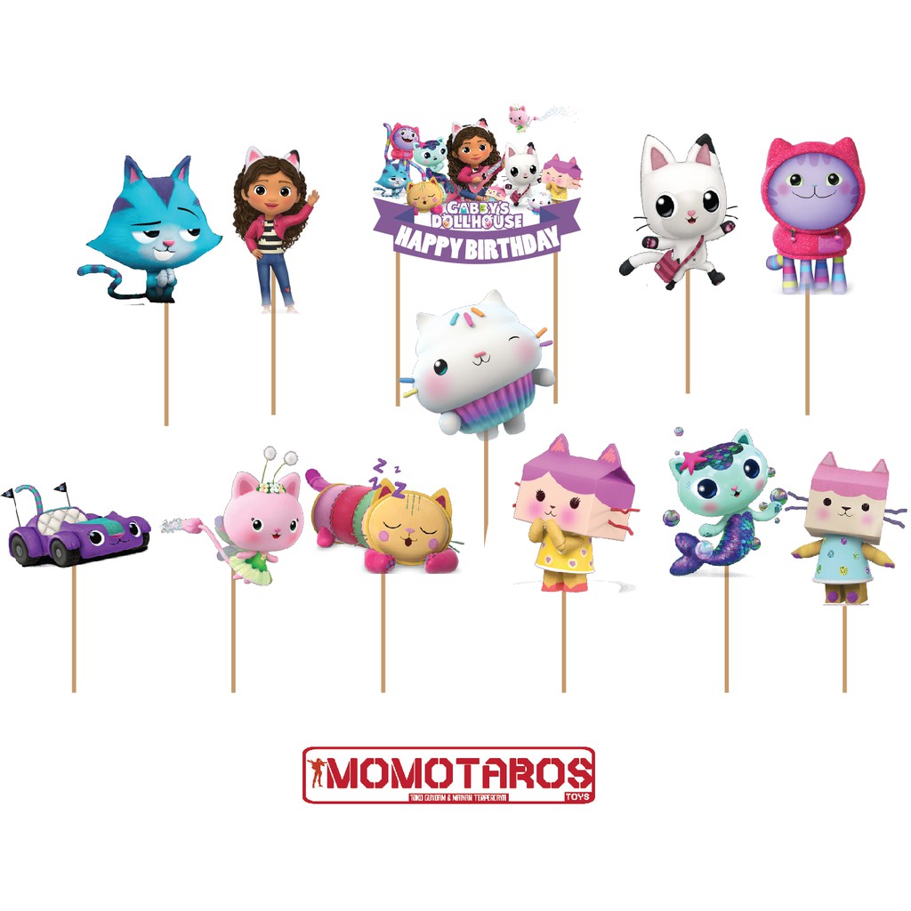 Gabby's Doll House cake Topper | Shopee Singapore