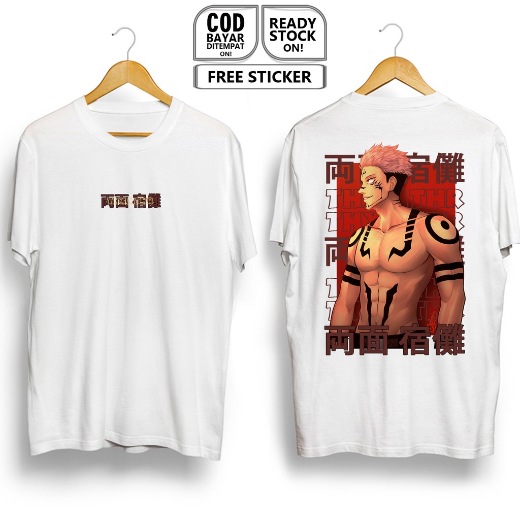 MEGUMI Anime T-Shirt SUKUNA RYOMEN JUJUTSU KAISEN YUJI YUTA SATORU GOJO ...