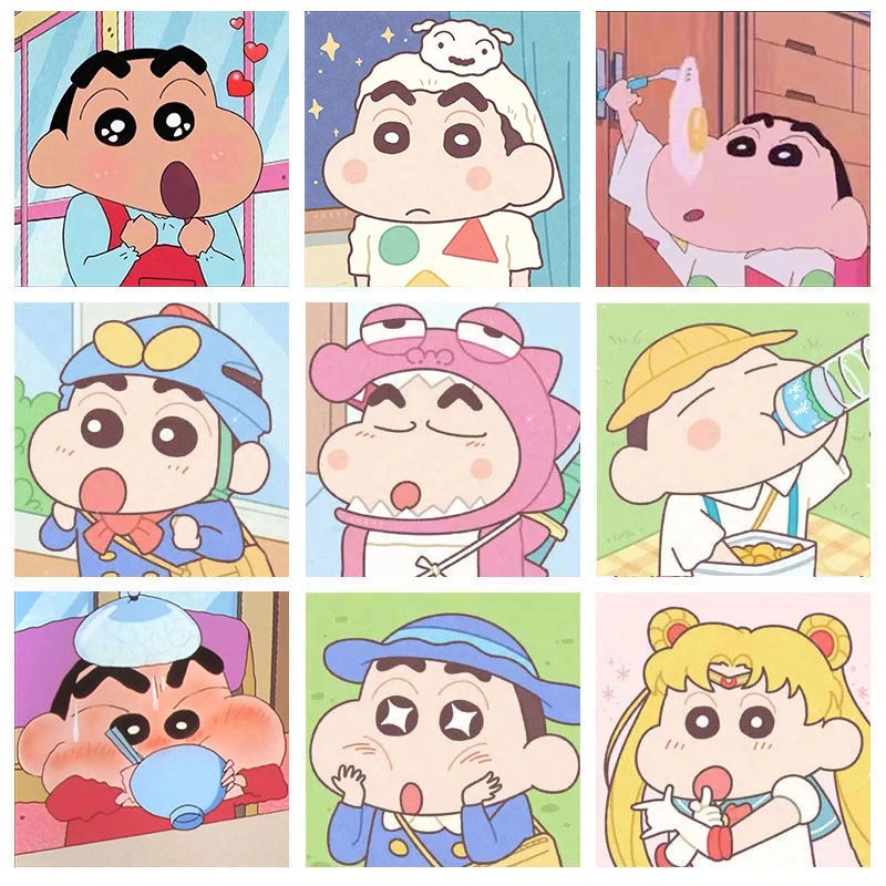 (Ready Stock)Crayon Shin-chan DIY Diamond Painting Embroidery Paintings ...