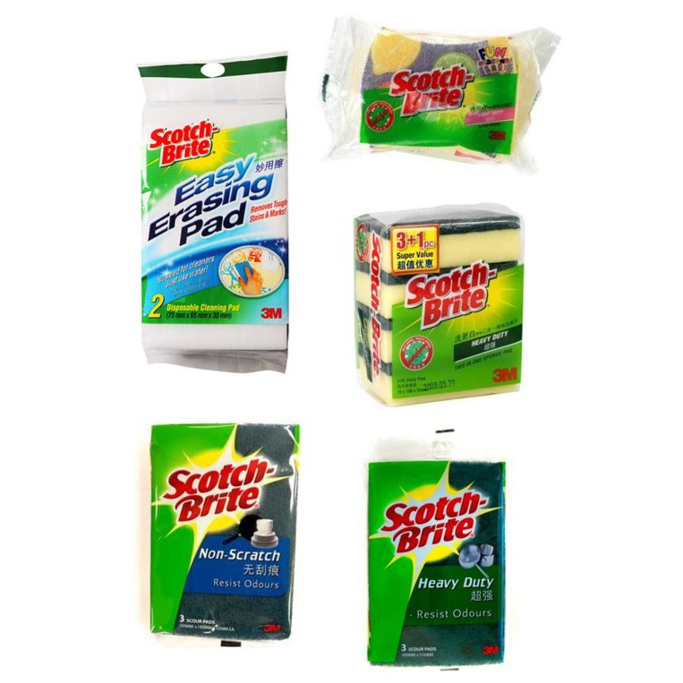 3M Scotch Brite Sponges & Scourers 213VP 622BP 643 832TW-2M | Shopee ...