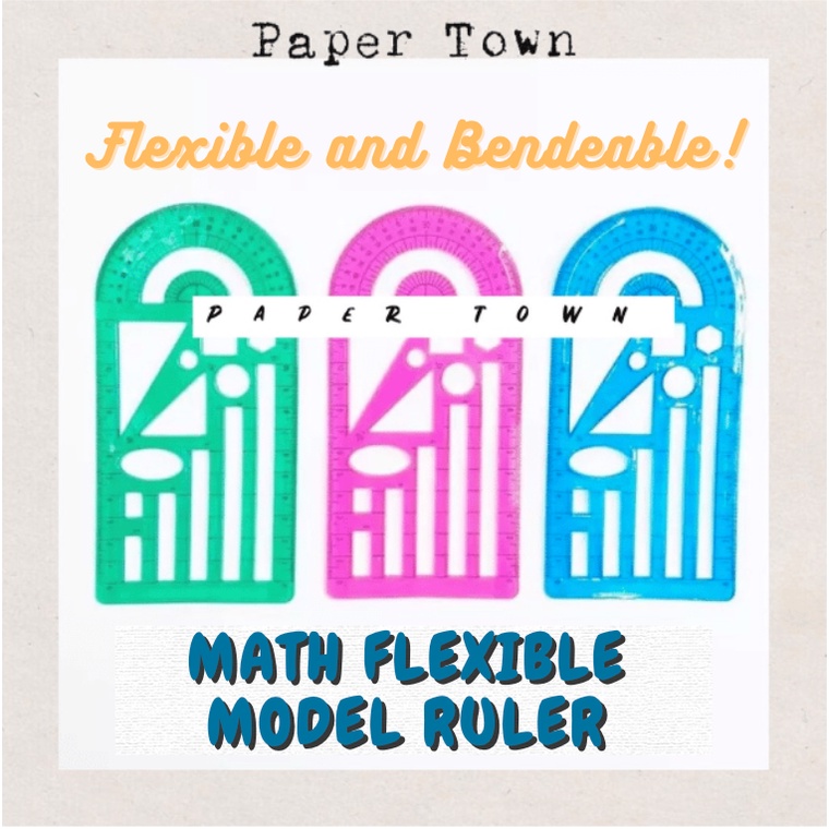 MATH FLEXIBLE MODEL RULER (BENDABLE AND WONT BREAK EASYLY) - 1 PCS ...