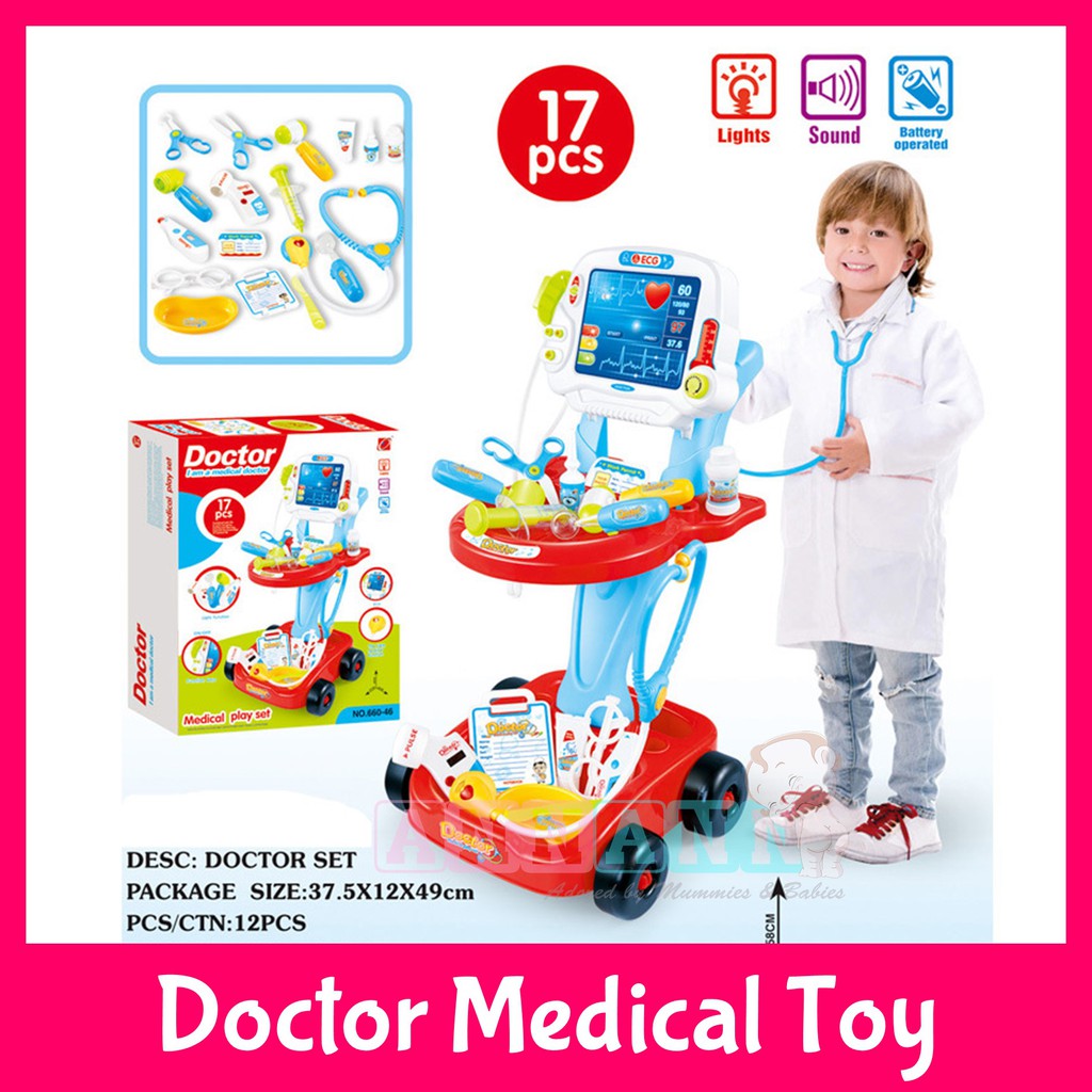 Doctor Hospital Role Play Kids Toy Set★Nurse Clinic Pretend Medical ...