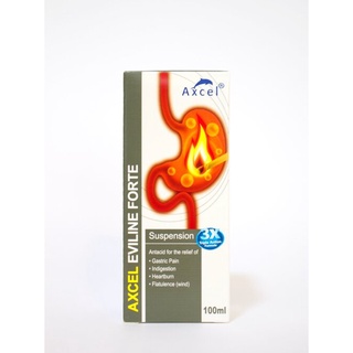 Axcel Eviline Forte Suspension 100ml (Antacid for Relief of Gastric ...