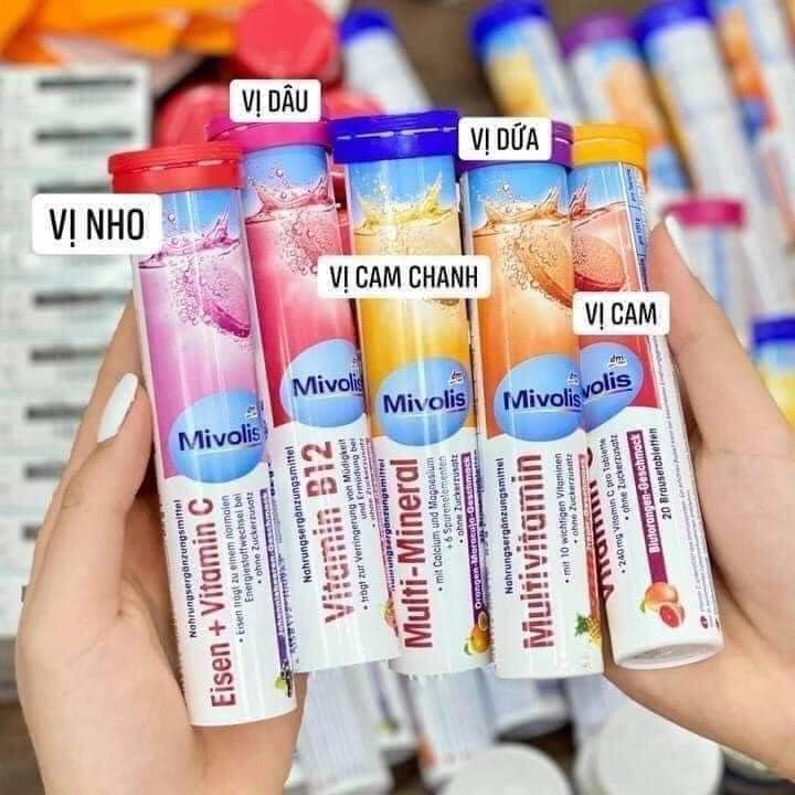 Mivolis Vitamin C Effervescent Tablets And Other Flavors Support To Strengthen The Immune System ...
