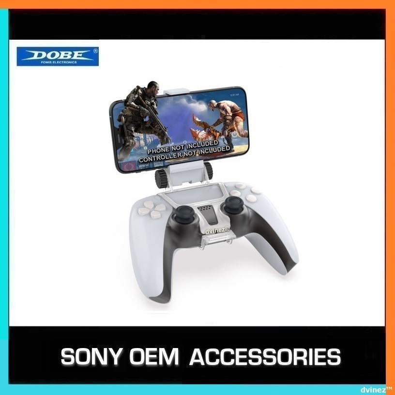 Sony Playstation 5 Dobe Mobile Phone Clamp PS5 DS5 Wireless DualSense ...