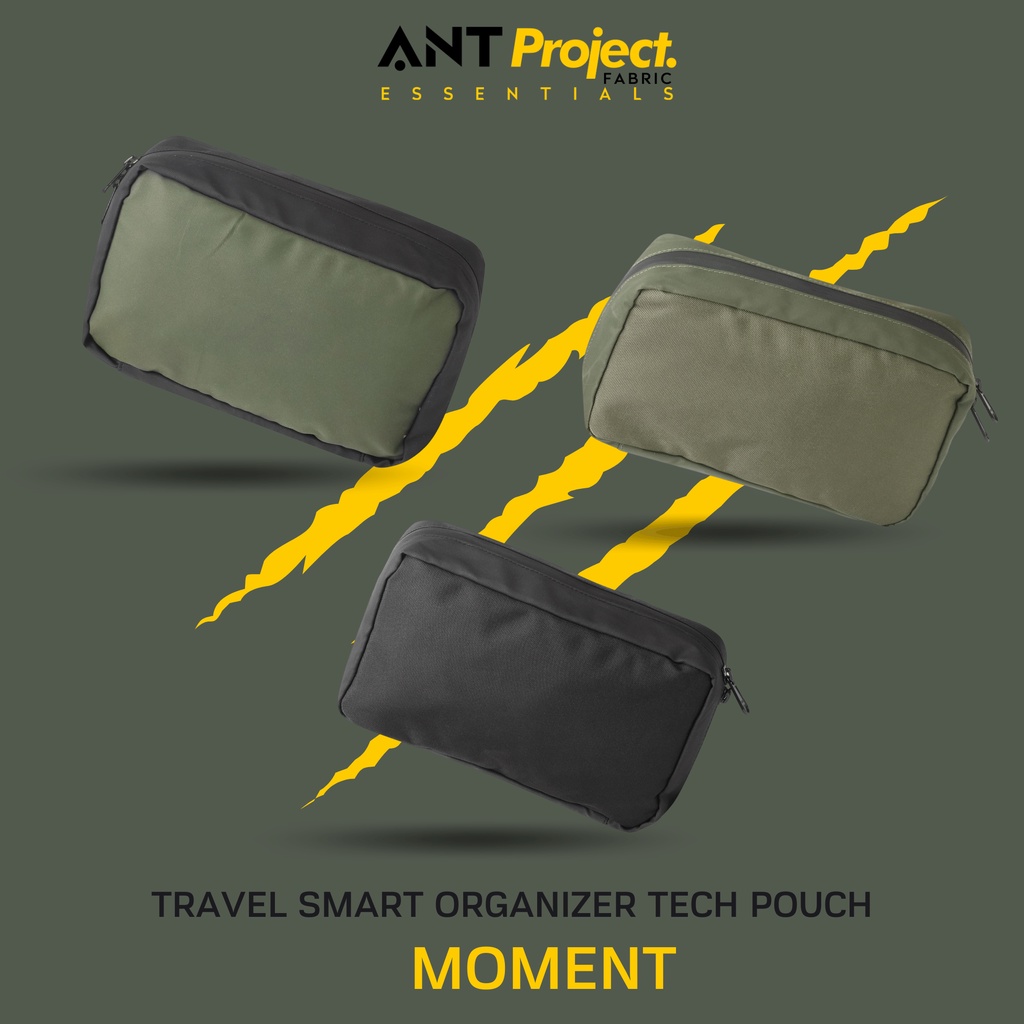 Ant PROJECT - Tech Pouch MOMENT (Unit) - Clucth | Shopee Singapore