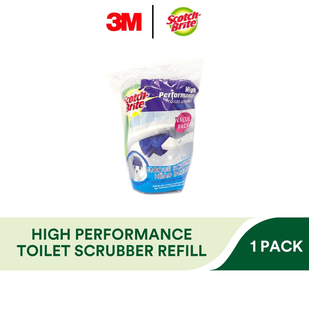 3M Scotch Brite High Performance All in One Non Scratch Bathroom Toilet ...