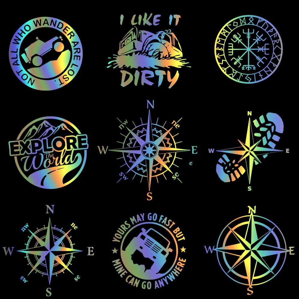 Large Adventure Auto Decals Car Sticker for Auto Motorcycle Body ...