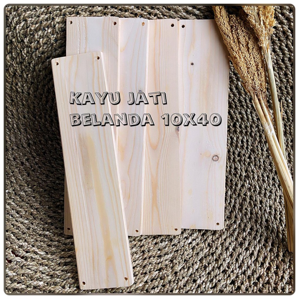 KAYU Dutch teak pine wood planks for shelves | Shopee Singapore