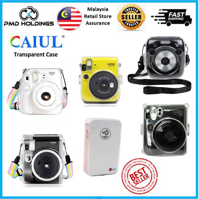 Fujifilm Instax Transparent Protective Cover Case Crystal Hard Shell ...