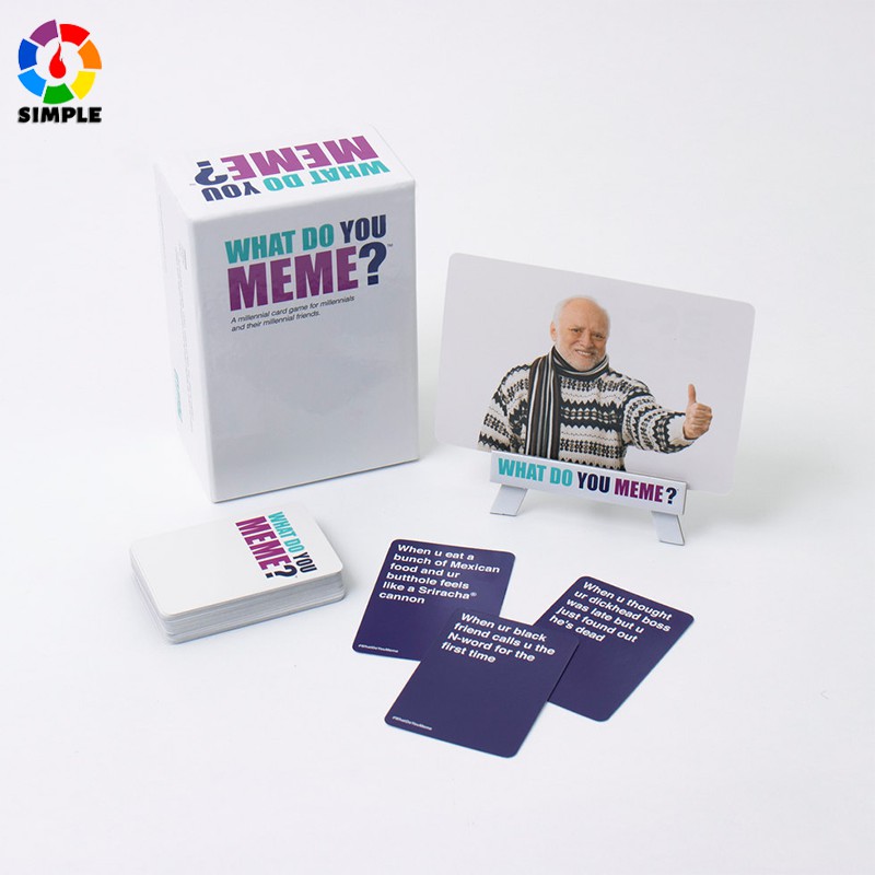 What do you meme? Card Board Puzzle Party Family Game Basic Pack Adult ...