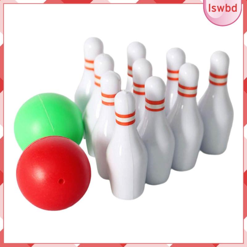 [ Miniature Dollhouse Sports Bowling game Mini Bowling Balls Bowling ...