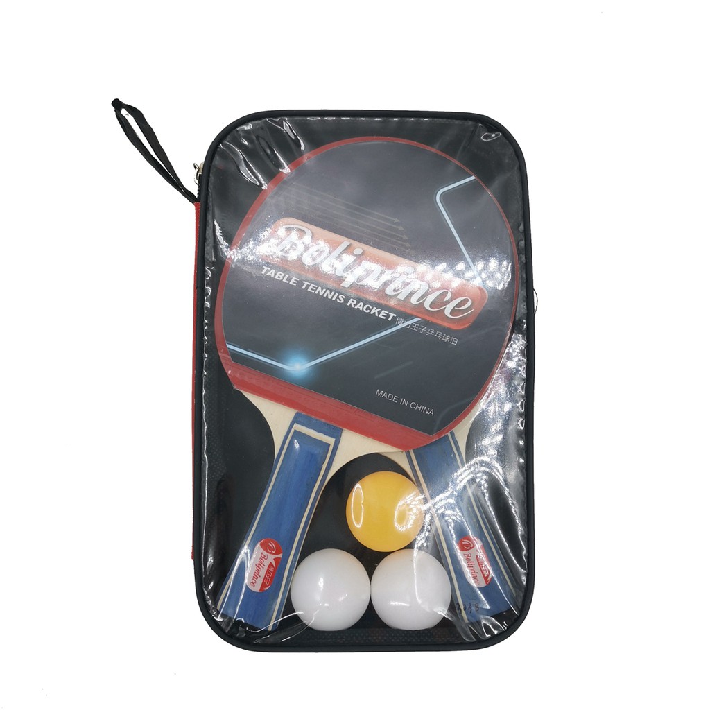 Boli Prince Table Tennis Bat Set 8308b (2Bats/3Balls) | Shopee Singapore