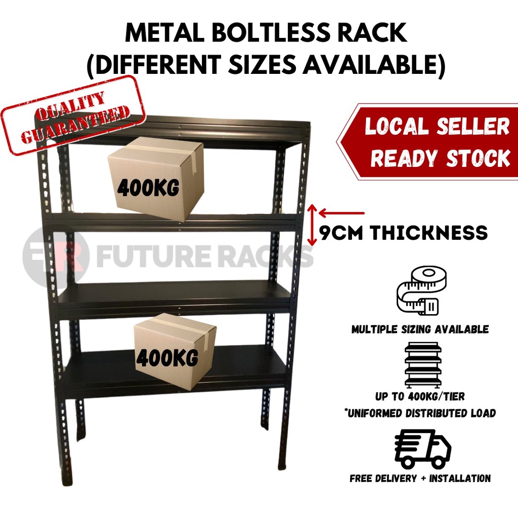 Heavy Duty Metal Boltless rack for office , warehouse , HDB , Storeroom ...
