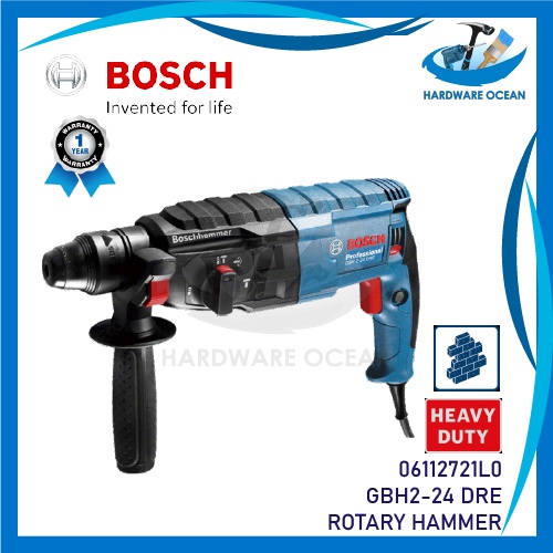 Bosch GBH 2-24 DRE Rotary Hammer Drill Professional 790w Penebuk ...