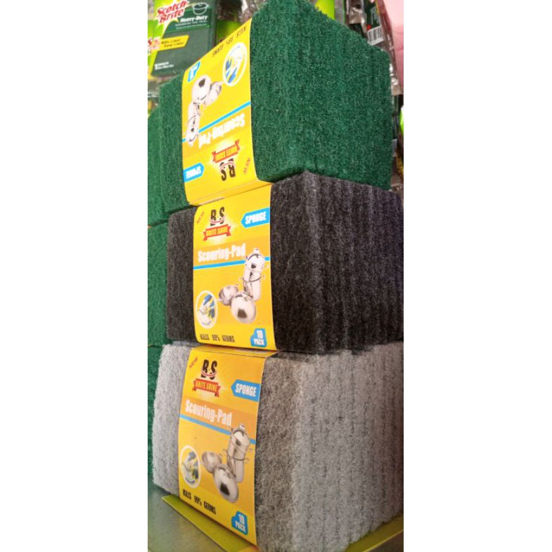 Scouring Pad 1Pack (10pcs) | Shopee Singapore