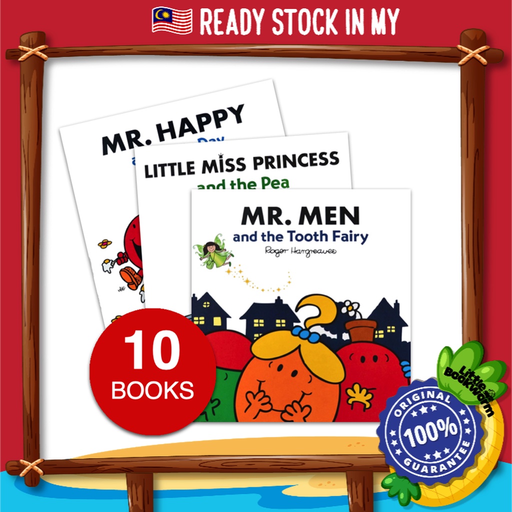 Mr Men and Little Miss Picture Book Collection (10 books) | Shopee ...