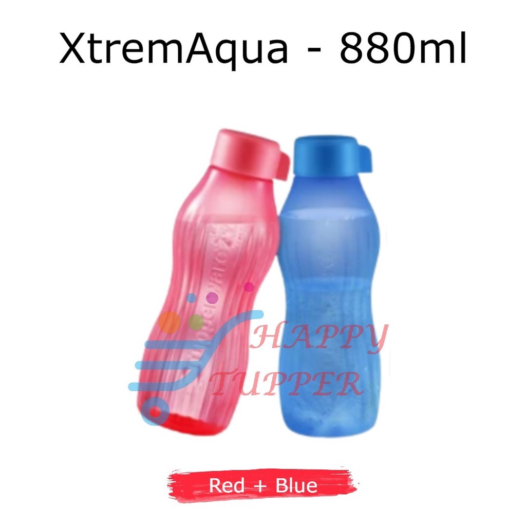 100% Authentic Tupperware Eco Water Bottle ★ BPA Free ★ Slim 310ml ★ Slim 500ml ★ XtremAqua ...