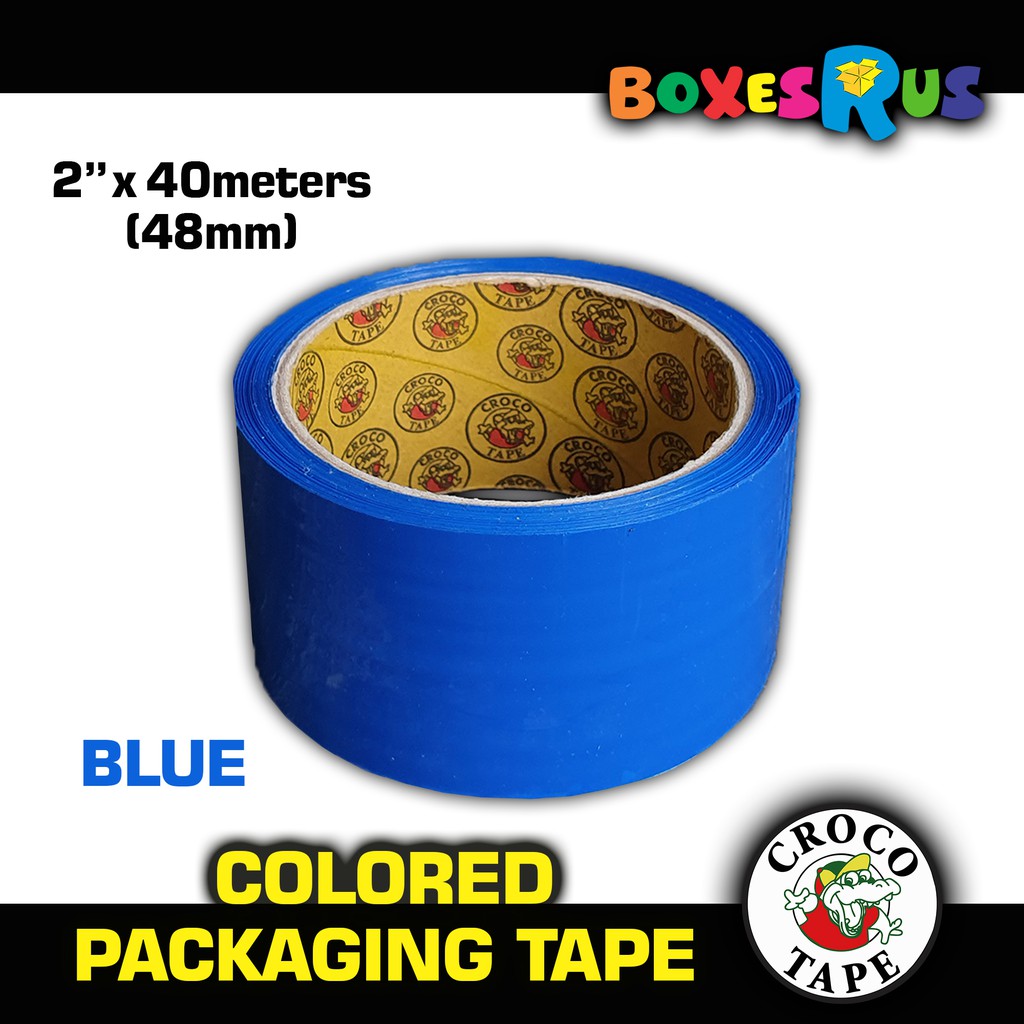 Colored Tape 2 inches x 40 meters Croco Packaging Stationary Tape 5 ...